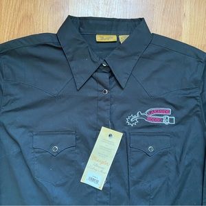 Wrangler | Tops | Nwt Wrangler Womens Lakeside Rodeo Logo Button Up ...